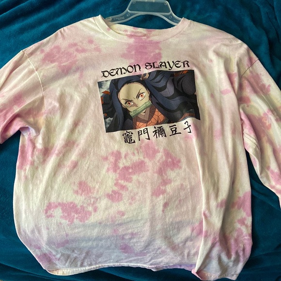 Hot Topic | Tops | Demon Slayer Long Sleeve Shirt | Poshmark